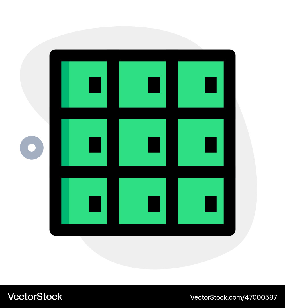 Cubbies a set of office locker for essentials Vector Image