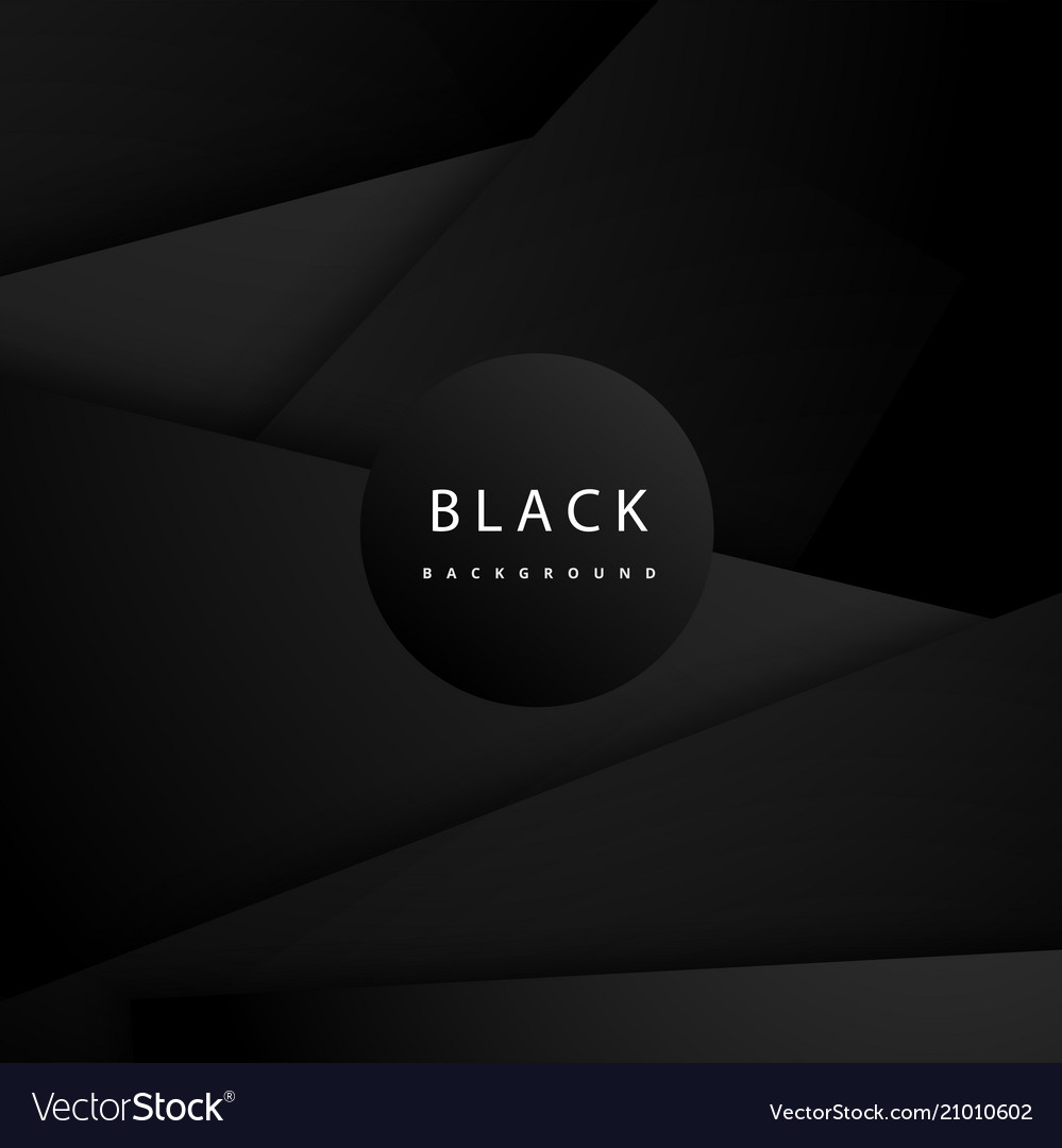 Modern overlap pattern black background ima Vector Image