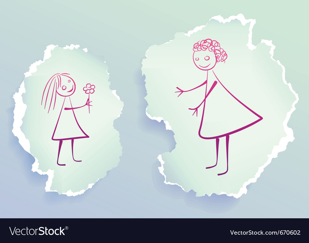 Paper section Royalty Free Vector Image - VectorStock