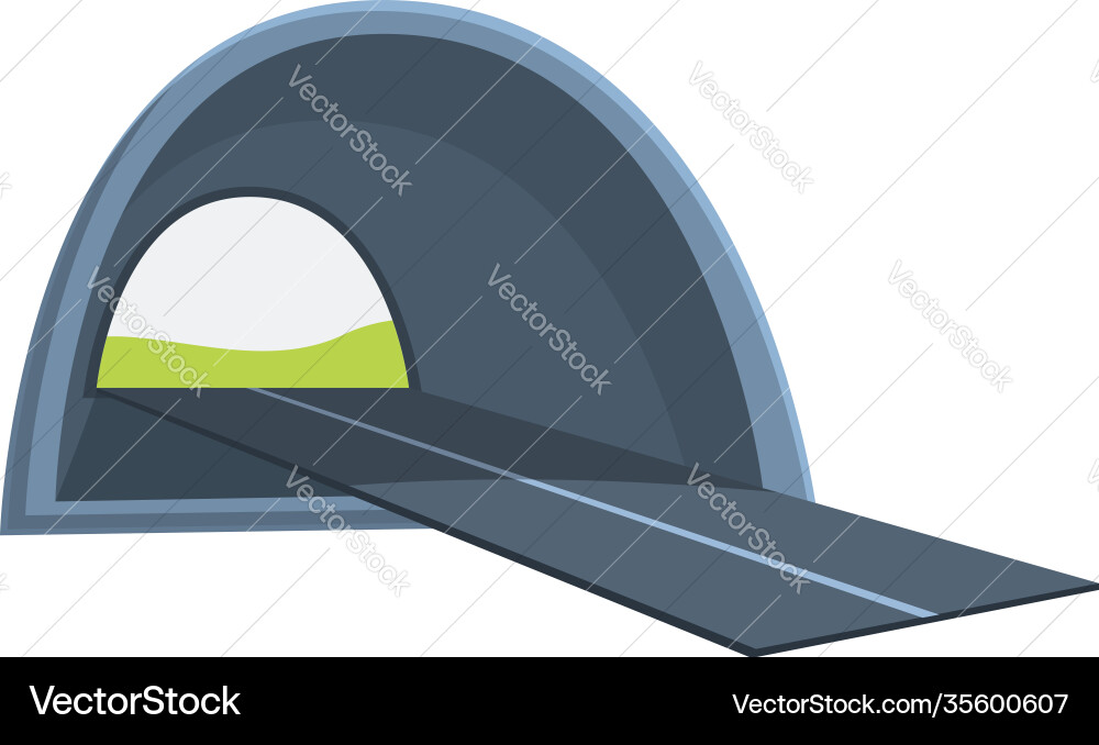 Highway tunnel icon cartoon style Royalty Free Vector Image