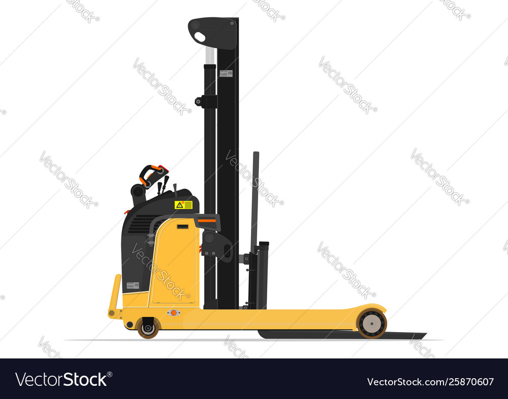 Reach stacker Royalty Free Vector Image - VectorStock