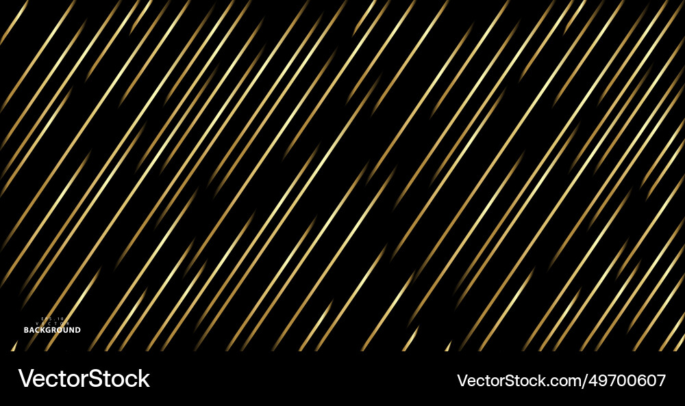Stripe pattern gold luxury color gold glitter Vector Image
