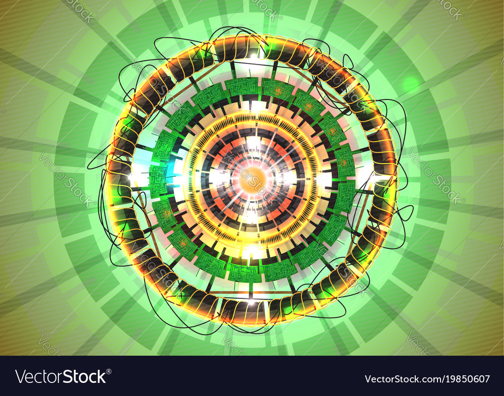 Tech background Royalty Free Vector Image - VectorStock