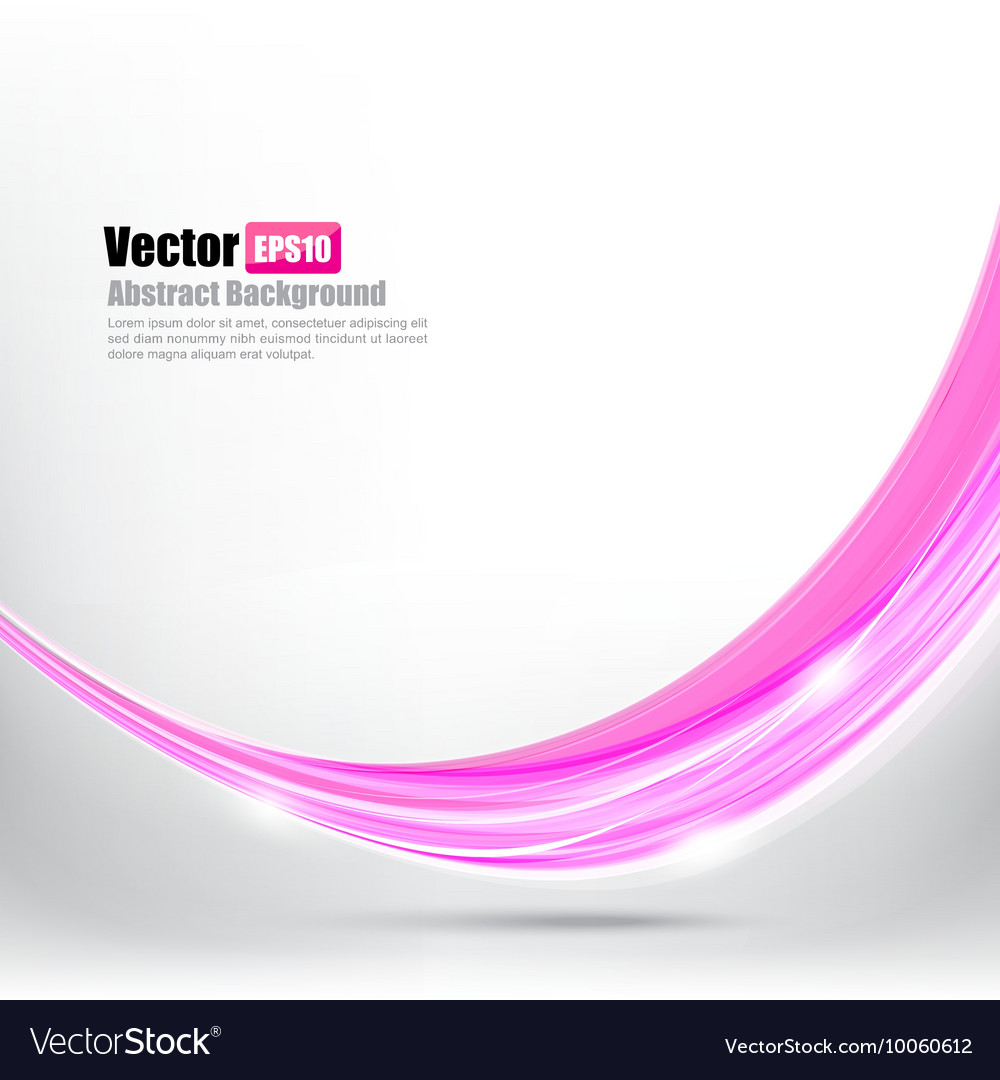 Abstract background light pink curve and wave Vector Image