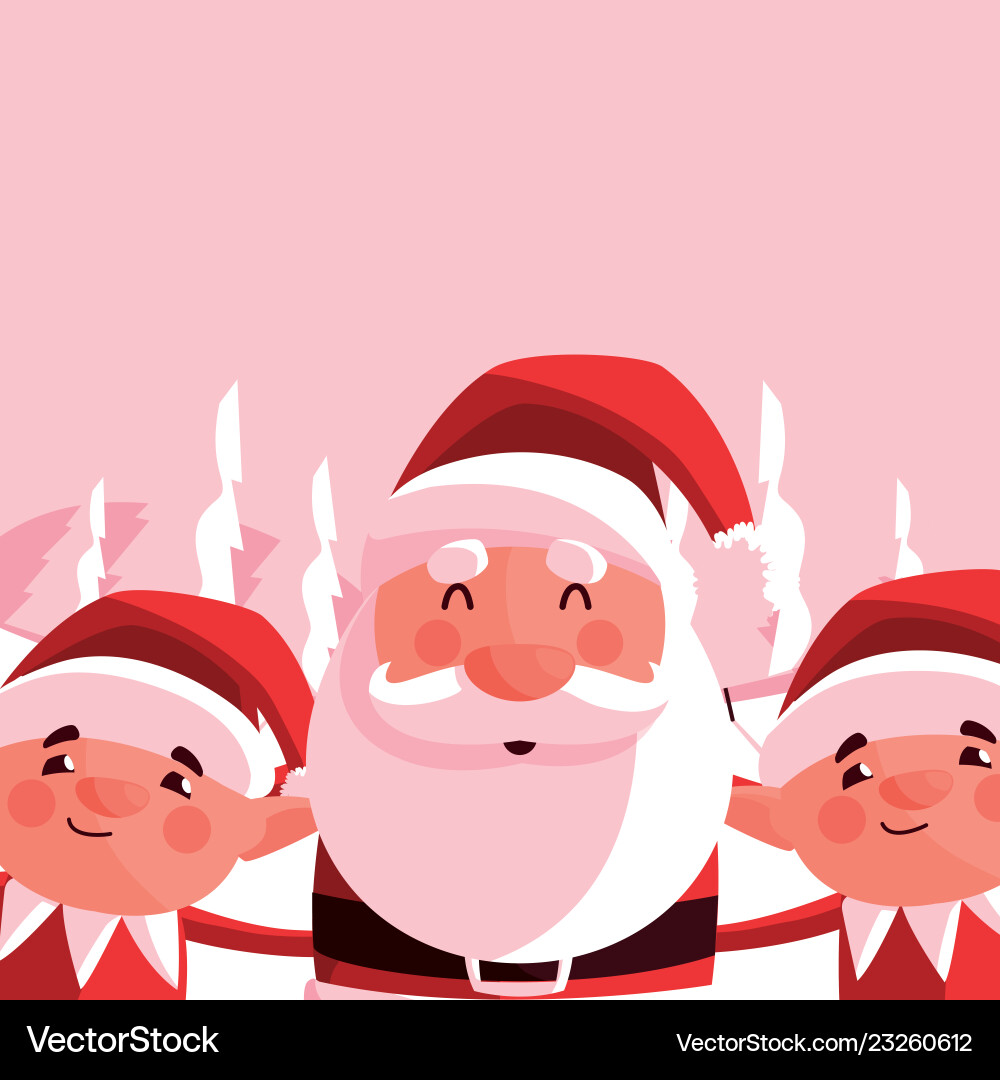 Christmas santa claus design Royalty Free Vector Image