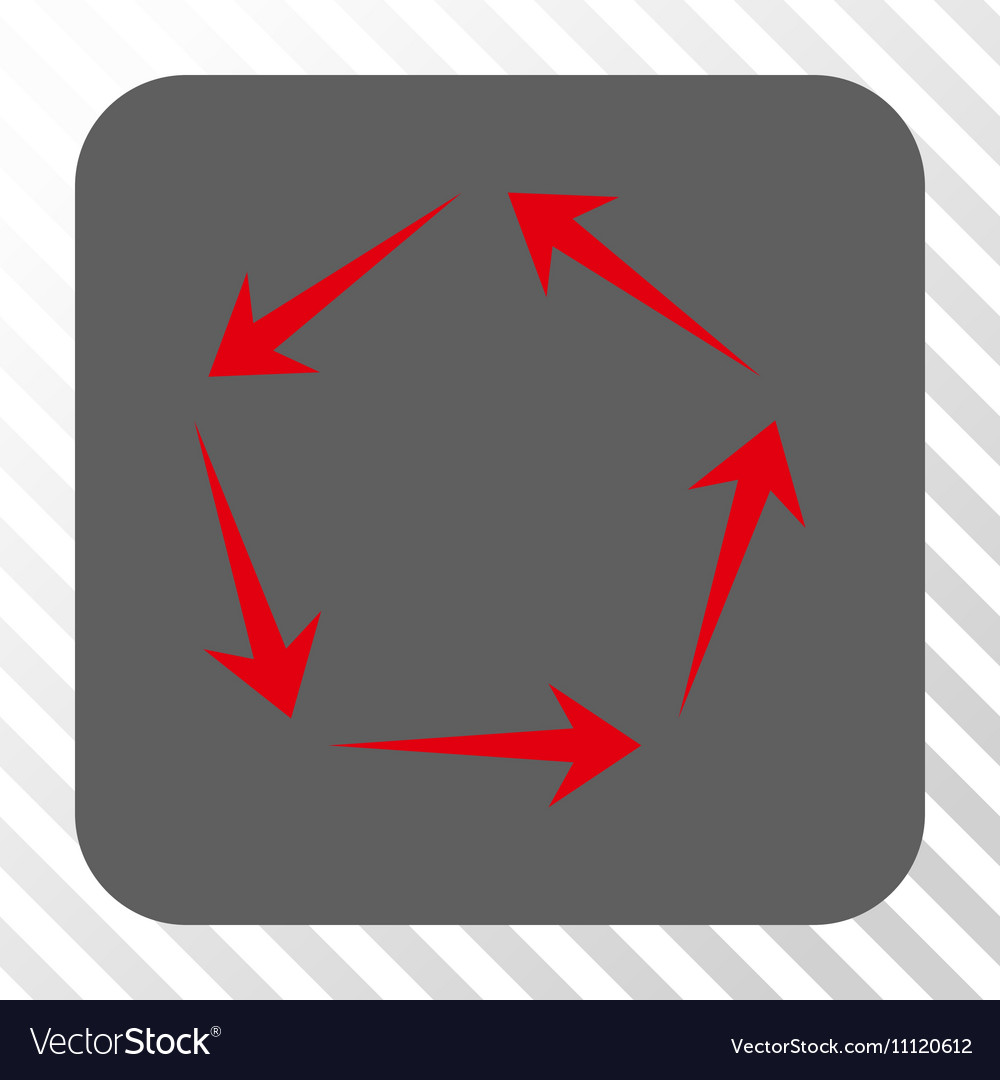 Circulation rounded square button Royalty Free Vector Image