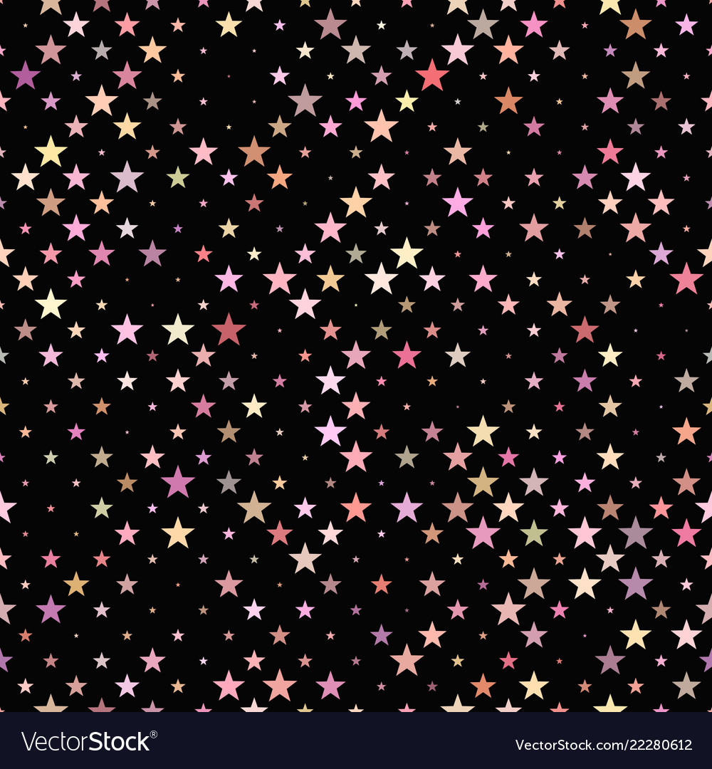 Geometric pentagram pattern - background design Vector Image