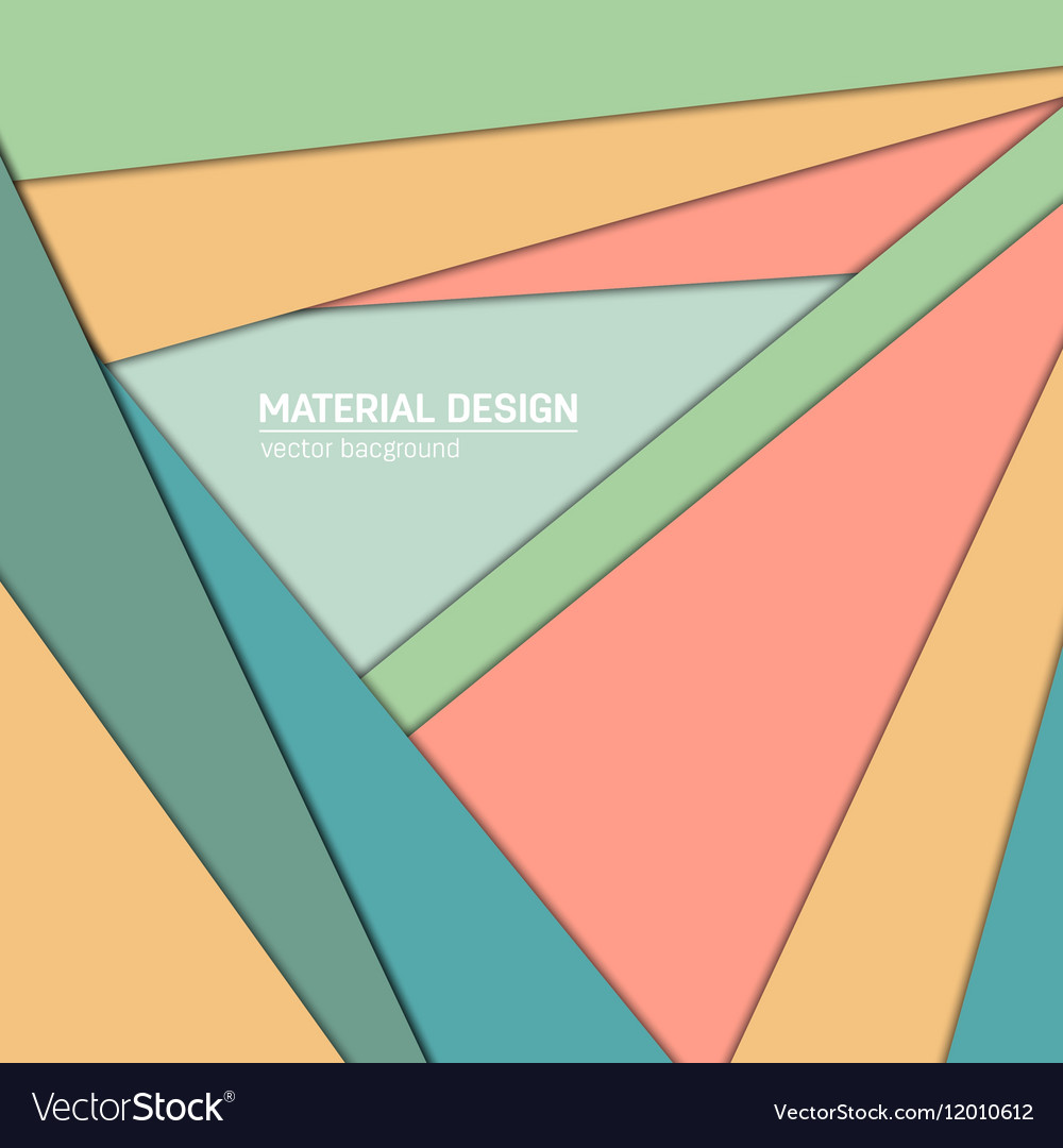 Material design background abstract Royalty Free Vector