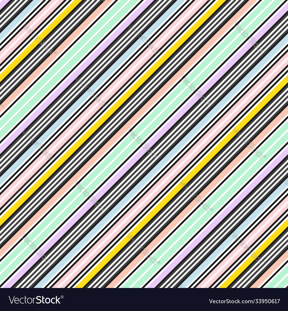 Rainbow stripe seamless pattern background Vector Image