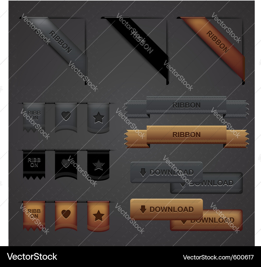 Web design elements Royalty Free Vector Image - VectorStock
