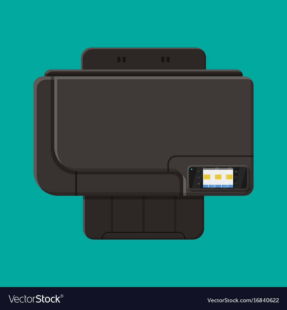 Computer printer laser or inkjet Royalty Free Vector Image