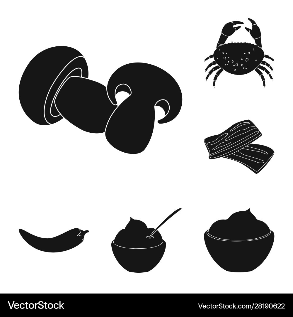 Design organic and cooking symbol Royalty Free Vector Image