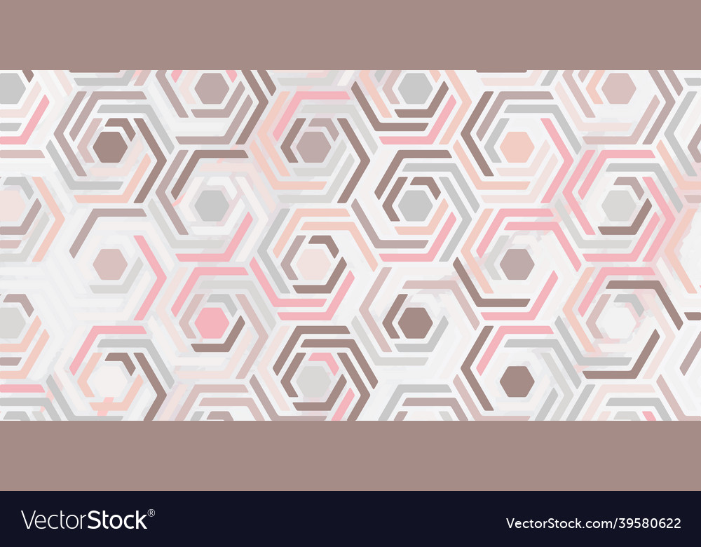 Geometric pattern with polygonal shape Royalty Free Vector