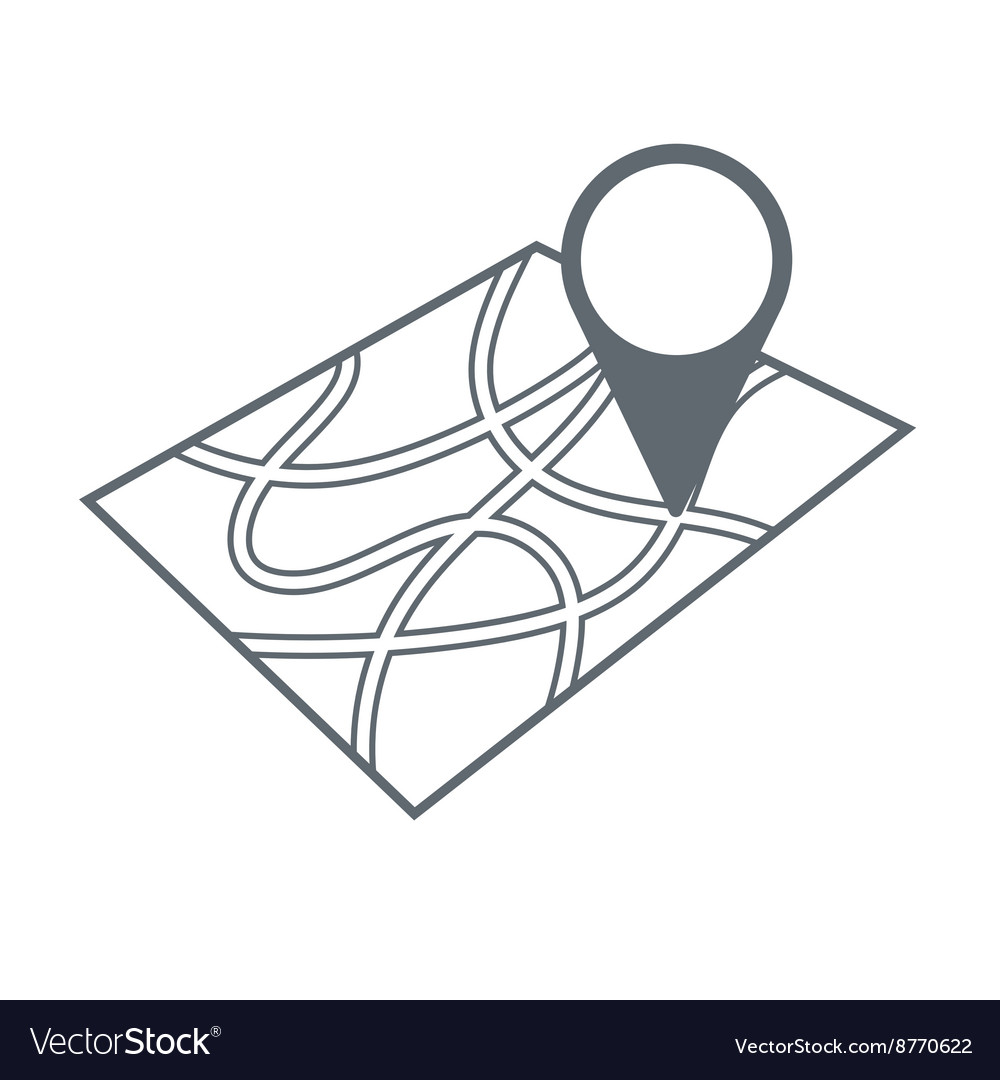 Map pointer icon Royalty Free Vector Image - VectorStock