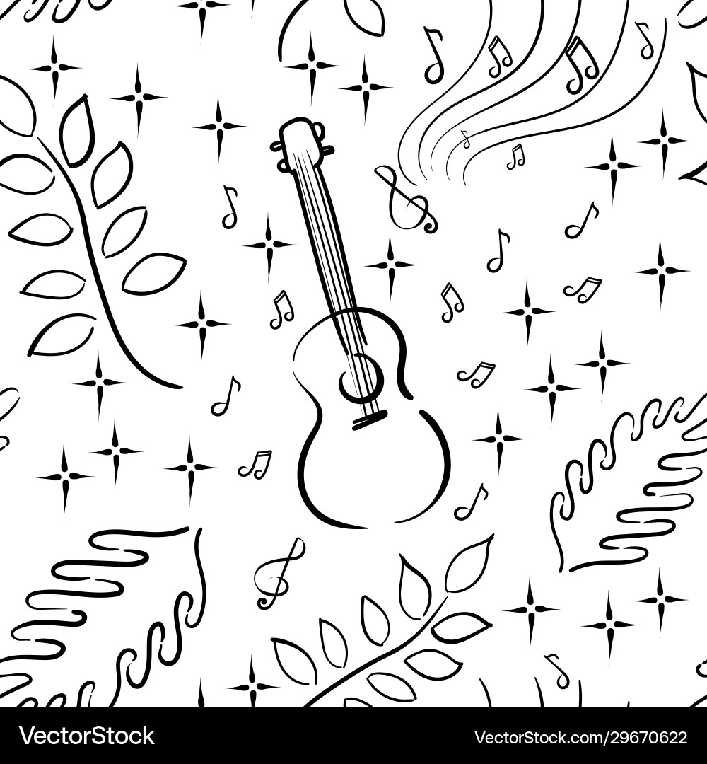 Musical hob- music playing a Royalty Free Vector Image