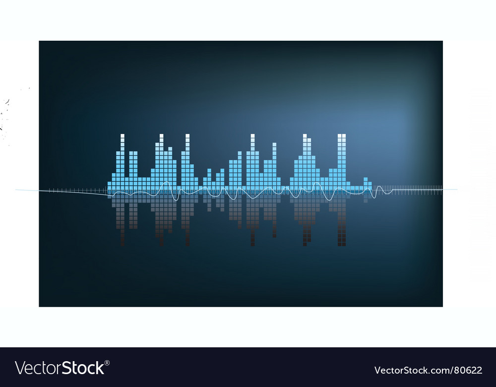 Sound wave Royalty Free Vector Image - VectorStock