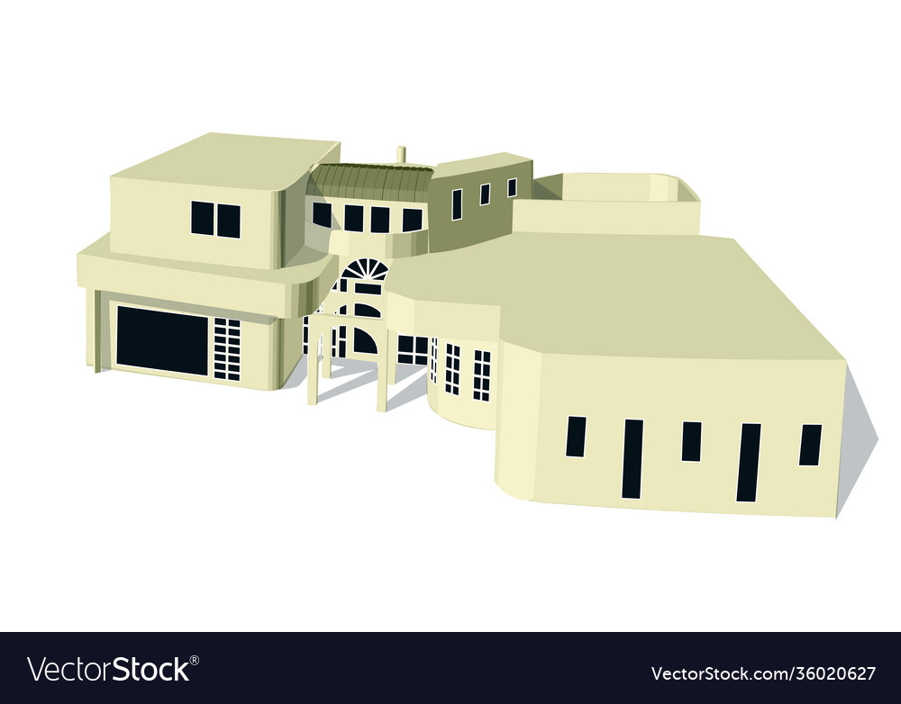 Building Royalty Free Vector Image - VectorStock