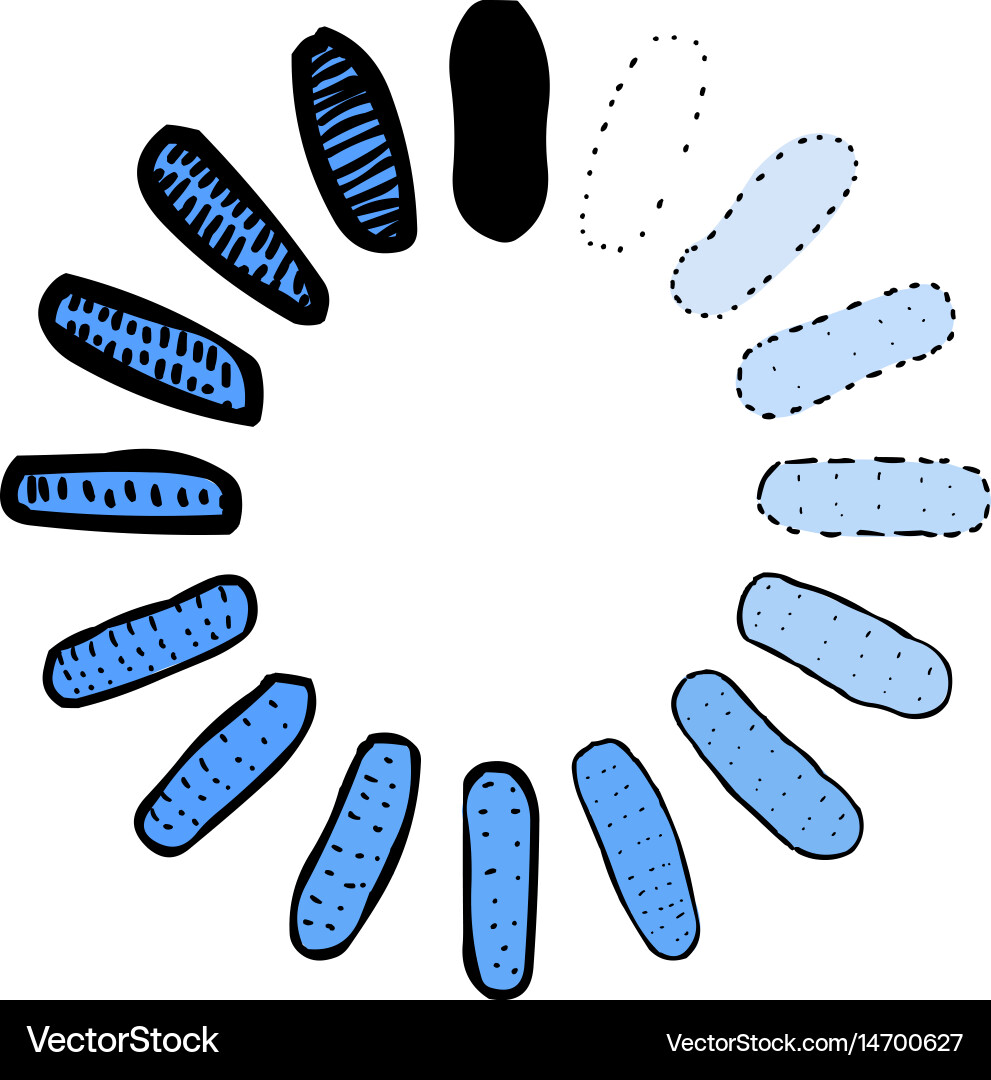 Cartoon image of upload icon Royalty Free Vector Image