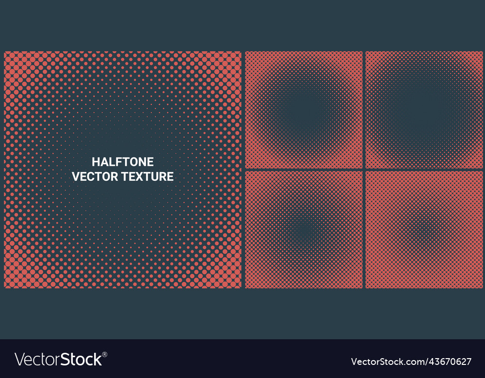Halftone pattern texture gradient screen Vector Image