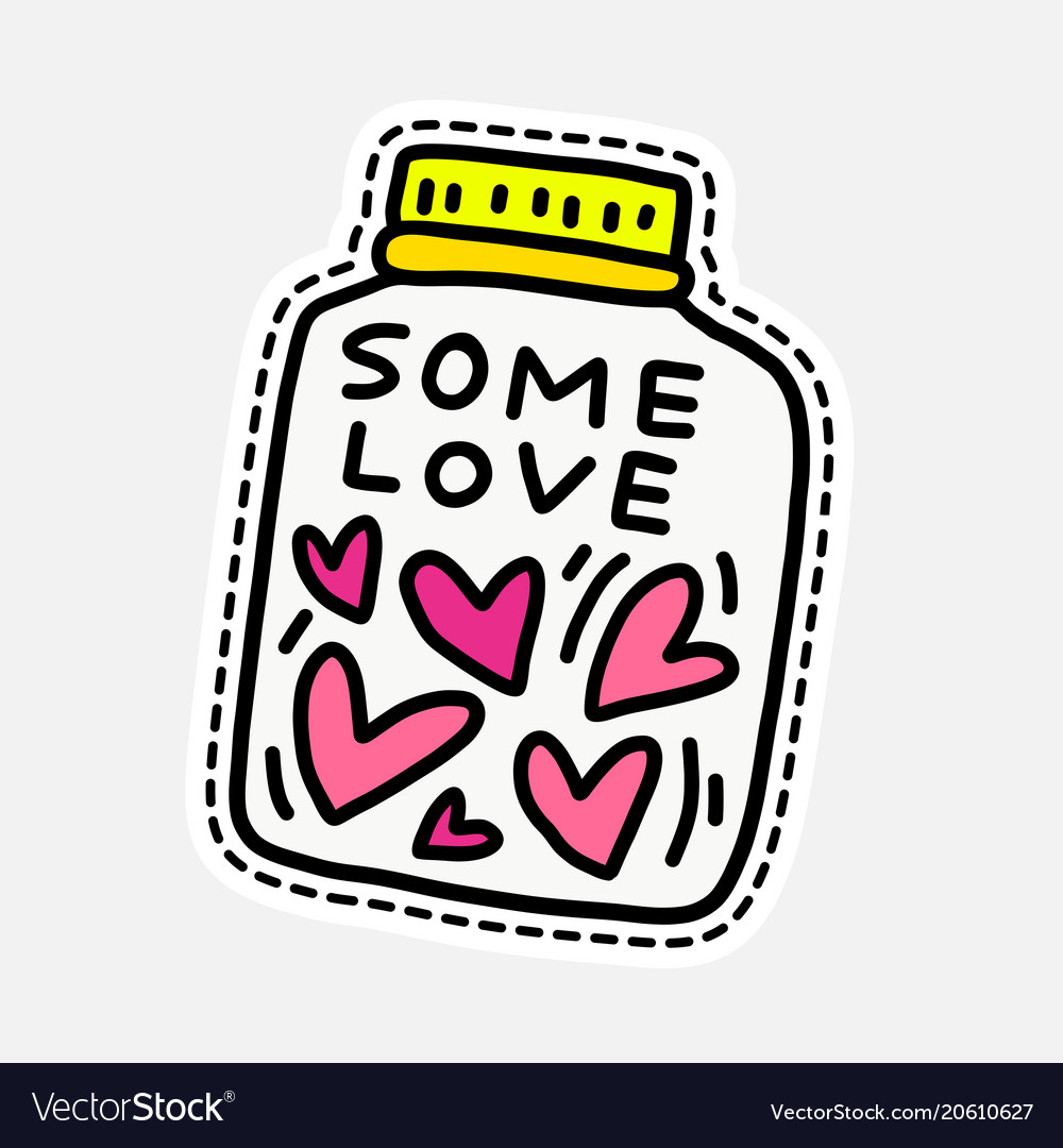 Isolated patch design Royalty Free Vector Image