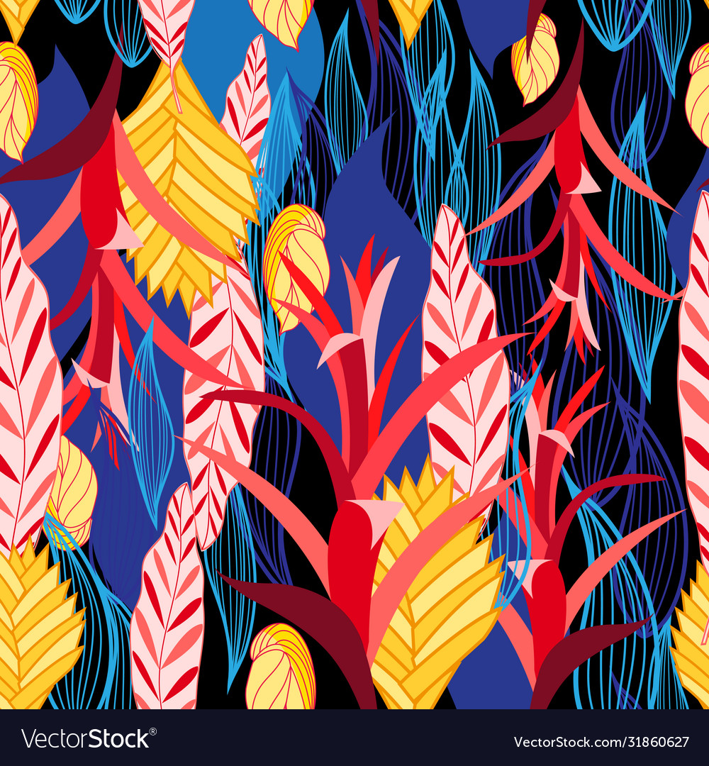 Pattern plants Royalty Free Vector Image - VectorStock