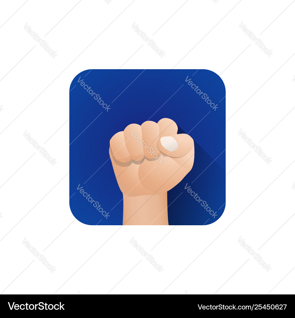 Symbolic hand fingers gesture Royalty Free Vector Image