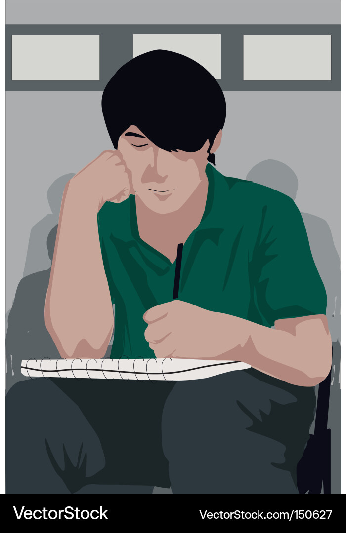 Writer Royalty Free Vector Image - VectorStock