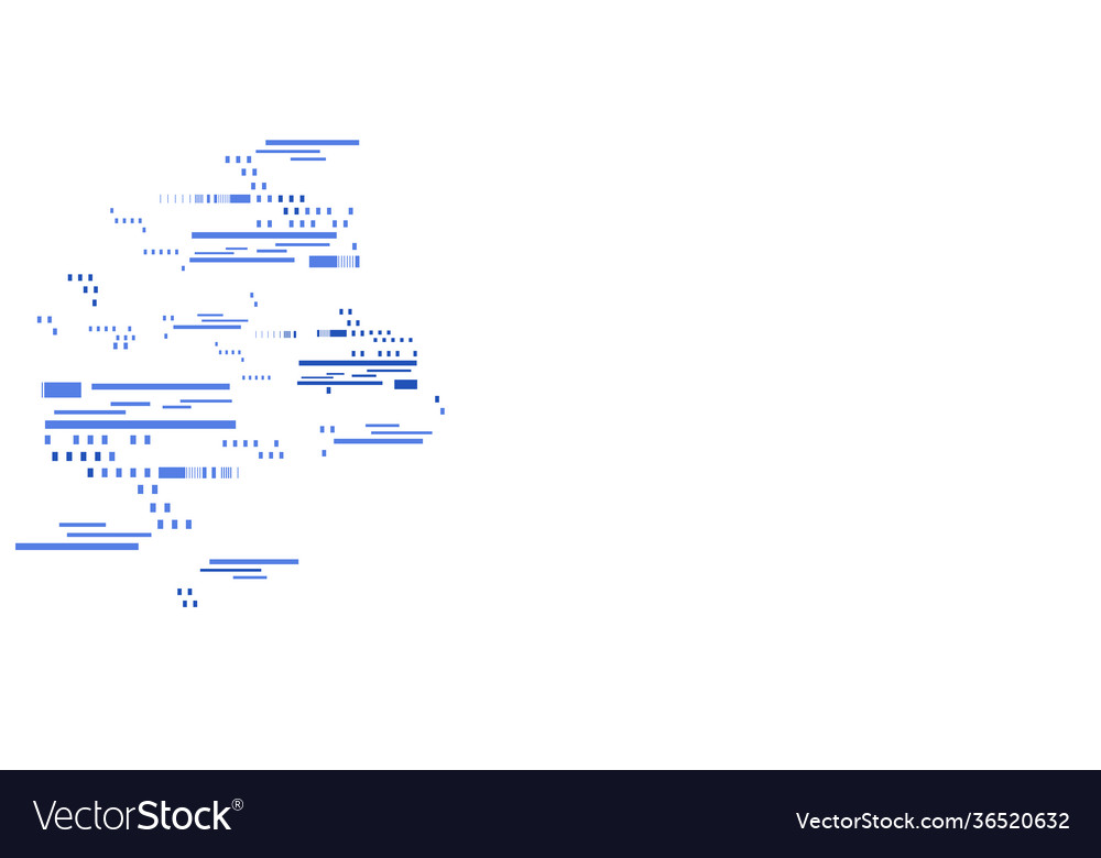 Abstract tech background with simple object Vector Image