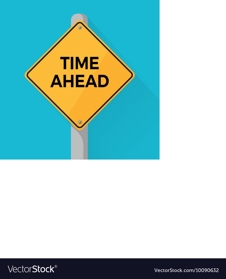 Ahead of the pack concept showed with yellow Vector Image