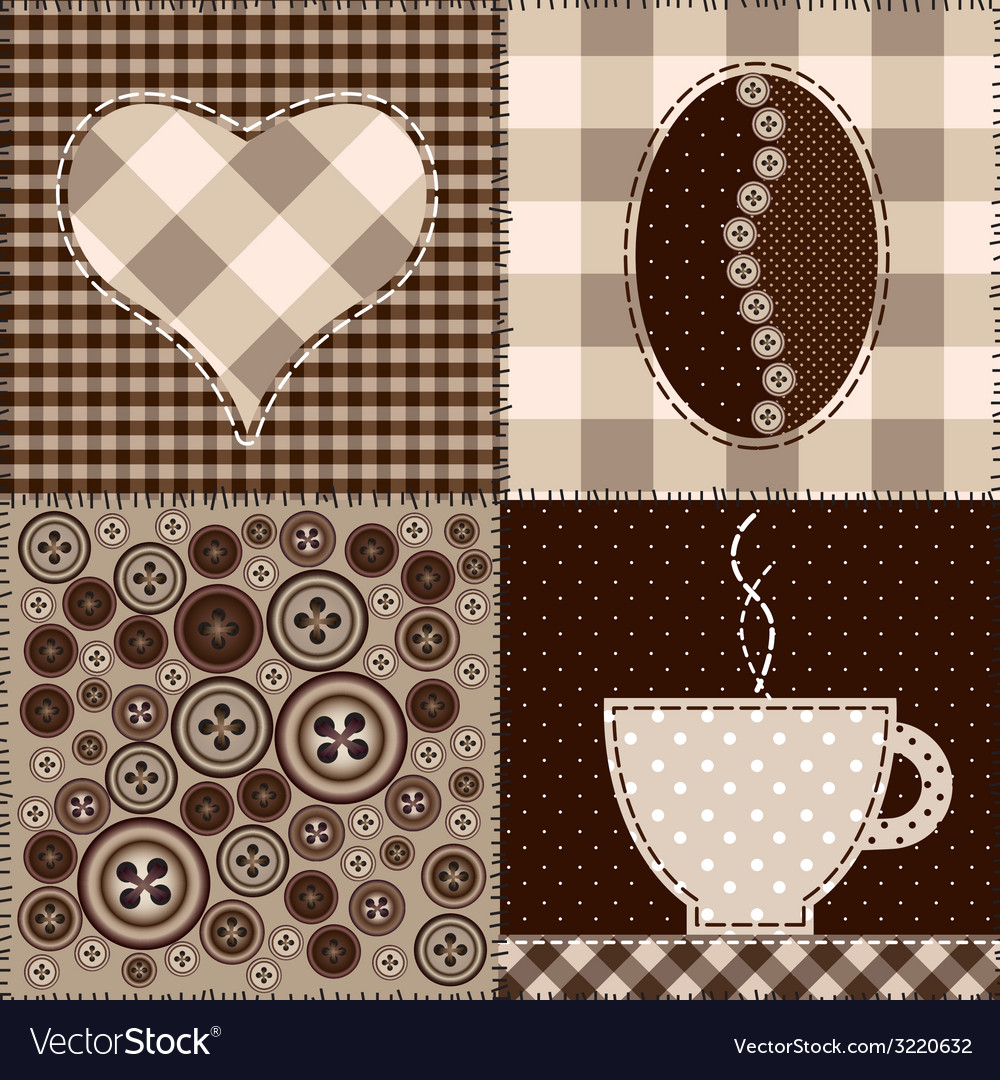 Coffee pattern Royalty Free Vector Image - VectorStock