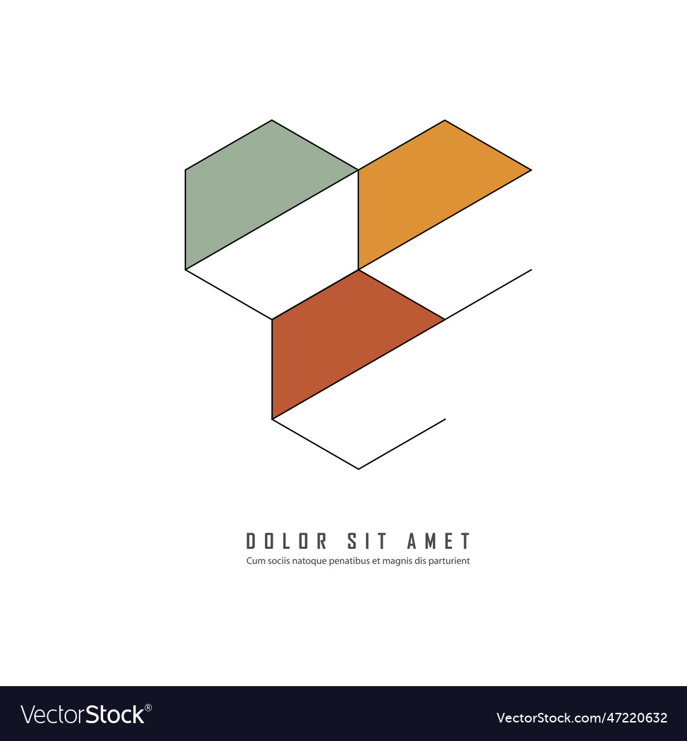 Hexagon design science network pattern Royalty Free Vector