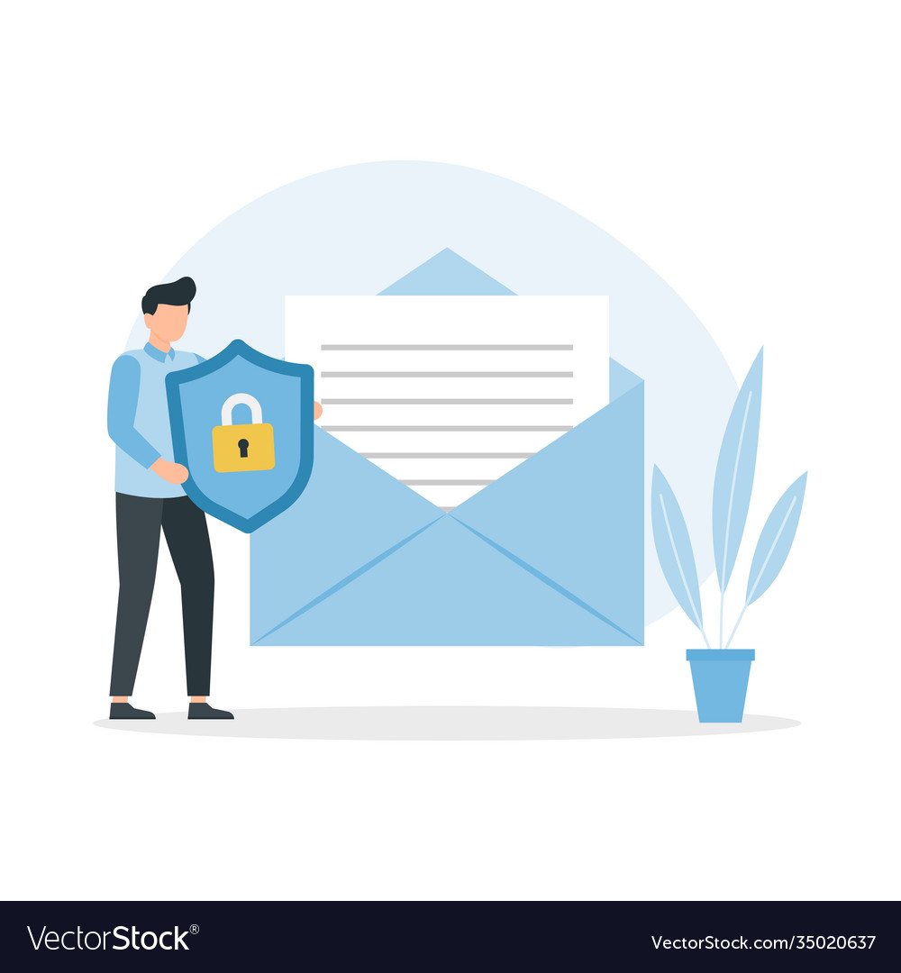 Concept encryption emails internet data Royalty Free Vector Concept encryption emails internet data Royalty Free Vector