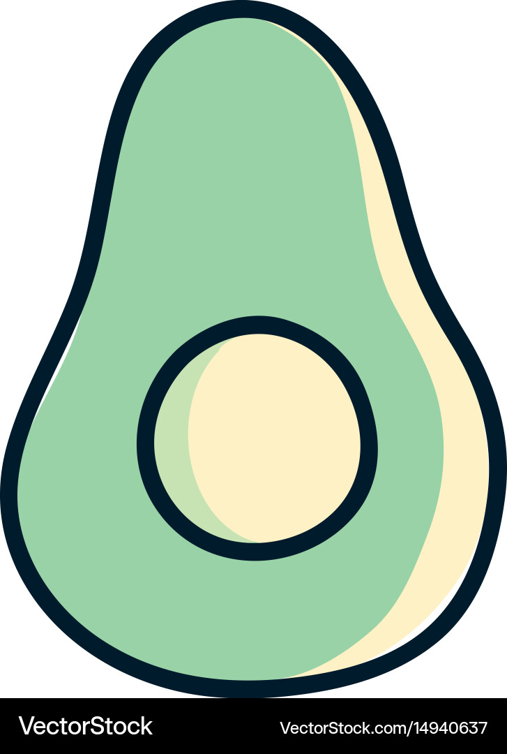 Delicious slice pear healthy fruit Royalty Free Vector Image