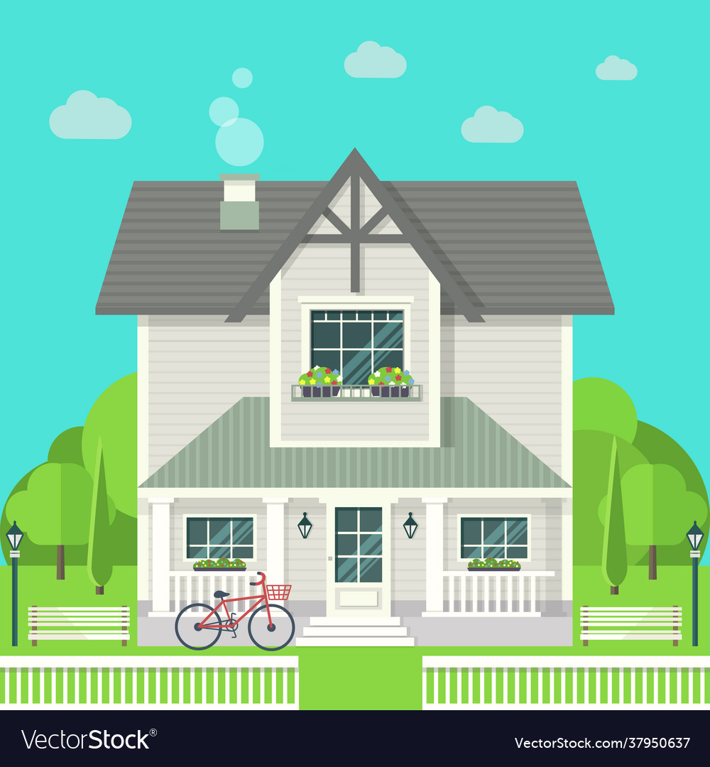 Modern graphic architectural design colorful set Vector Image