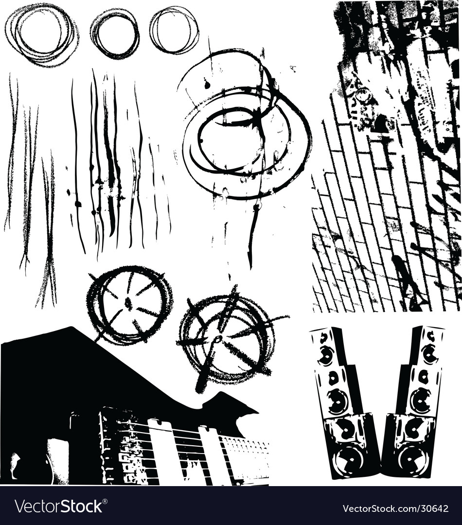 Grunge design elements Royalty Free Vector Image