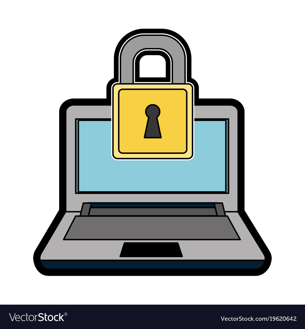 Isolated computer design Royalty Free Vector Image