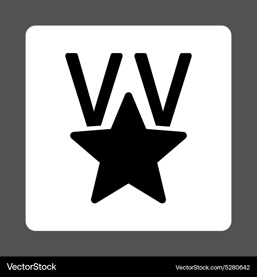 Victory icon from award buttons overcolor set Vector Image