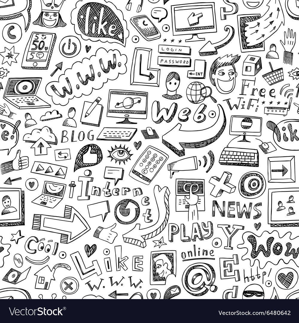 Web seamless background Royalty Free Vector Image