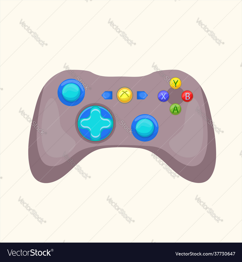 Creative video game controler Royalty Free Vector Image