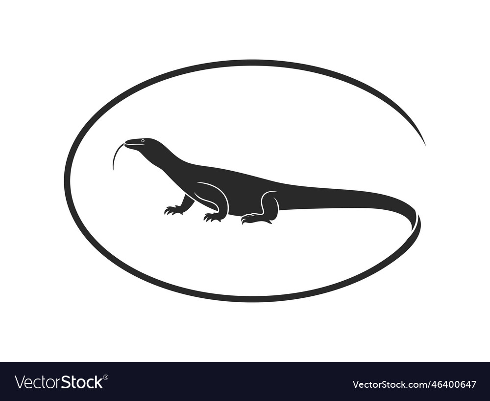 Monitor lizard Royalty Free Vector Image - VectorStock
