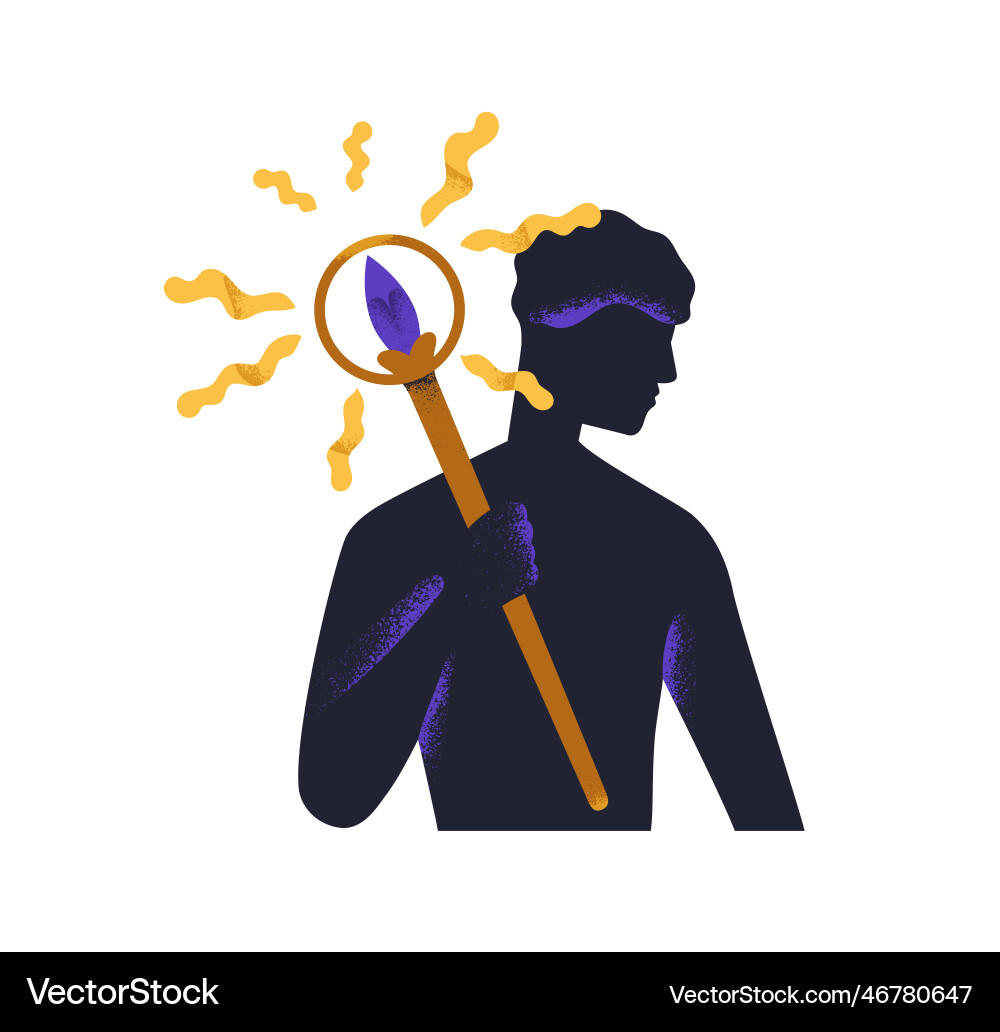 Mystic esoteric power concept secret abstract Vector Image