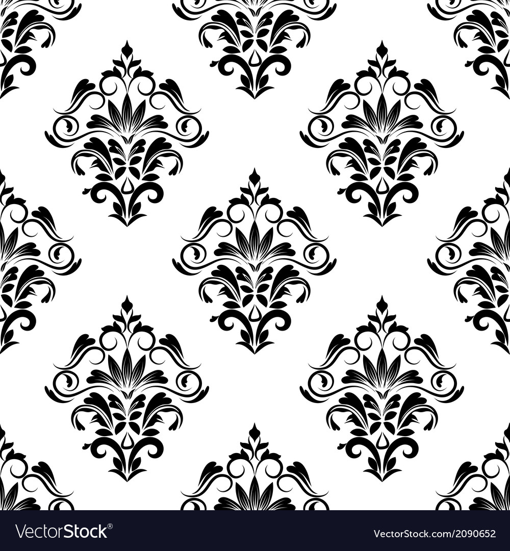 Damask background Royalty Free Vector Image - VectorStock