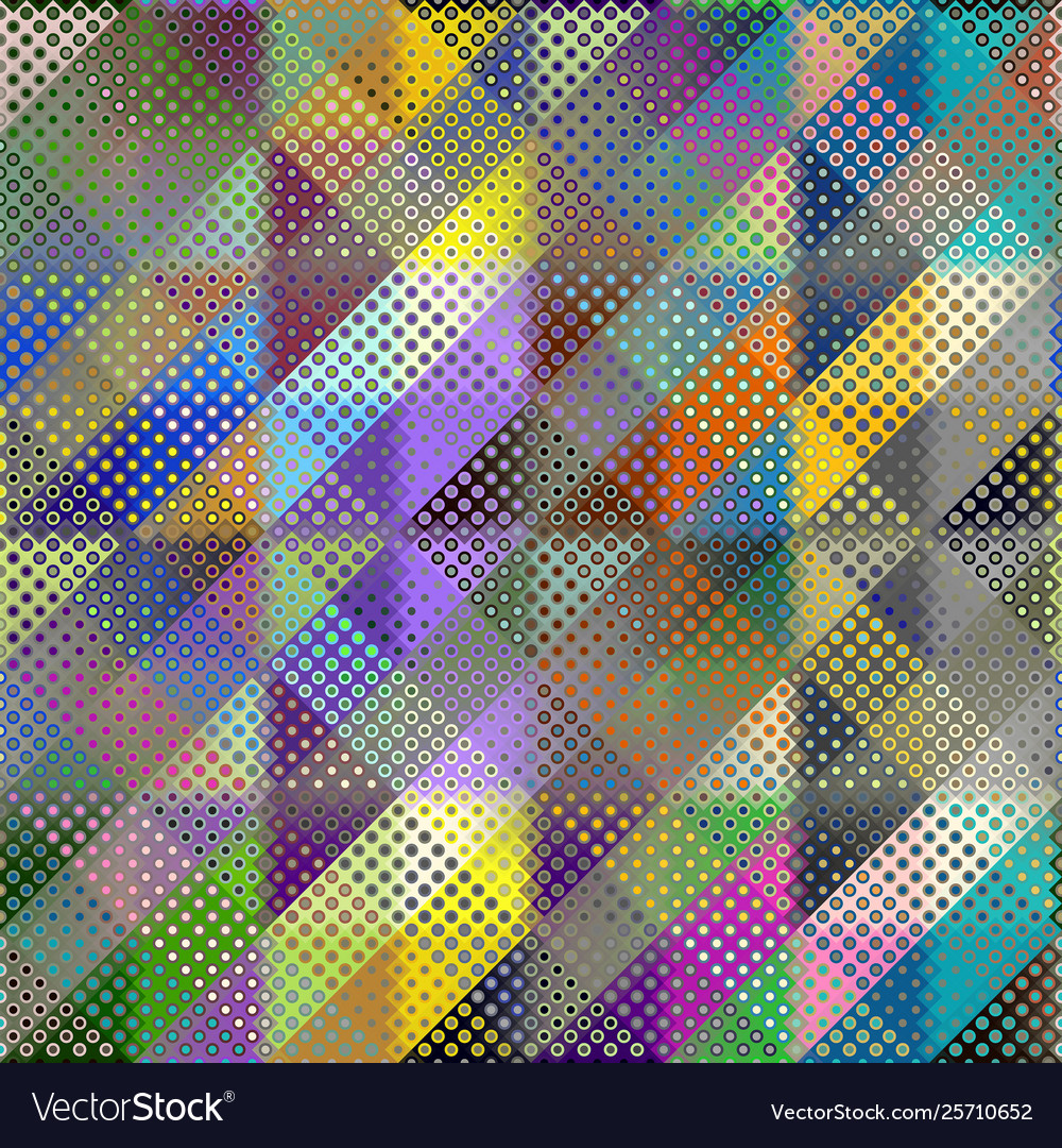 Geometric abstract pattern seamless polka dot Vector Image