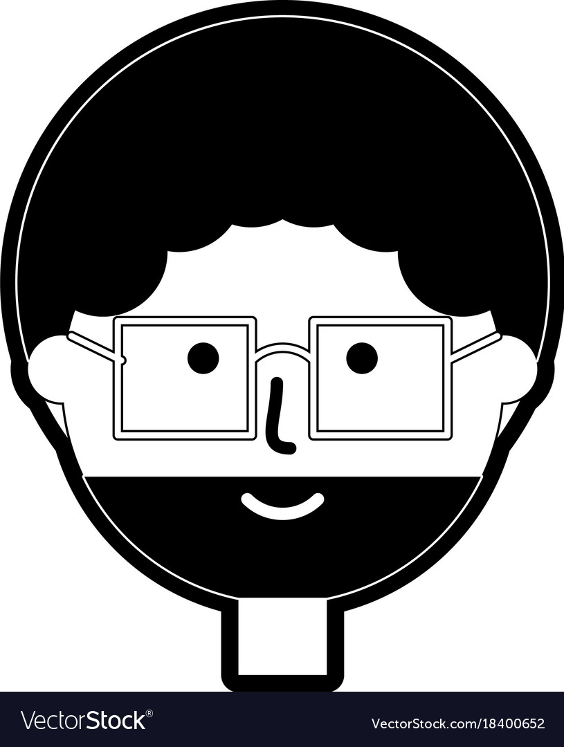 Man face Royalty Free Vector Image - VectorStock