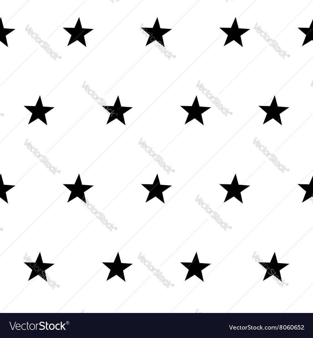 Seamless pattern with stars Royalty Free Vector Image