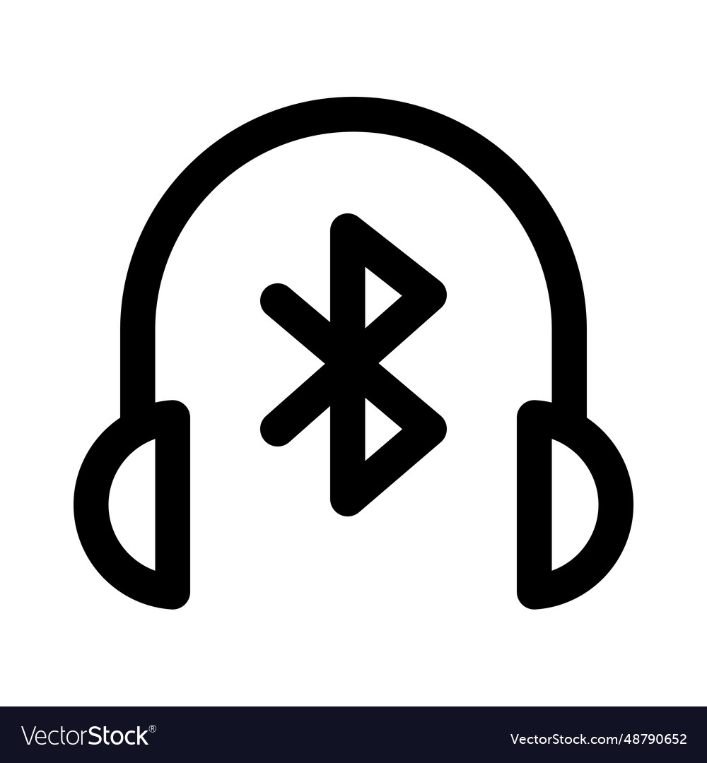Smart headset with wireless feature Royalty Free Vector