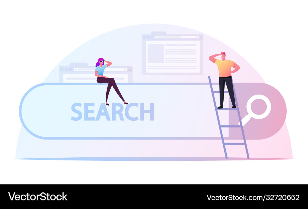 Tiny male and female characters search information
