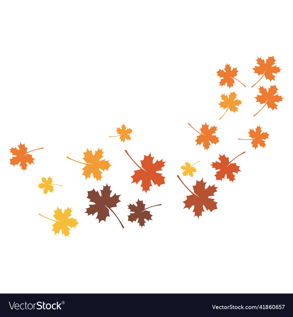 Autumn leaf background Royalty Free Vector Image