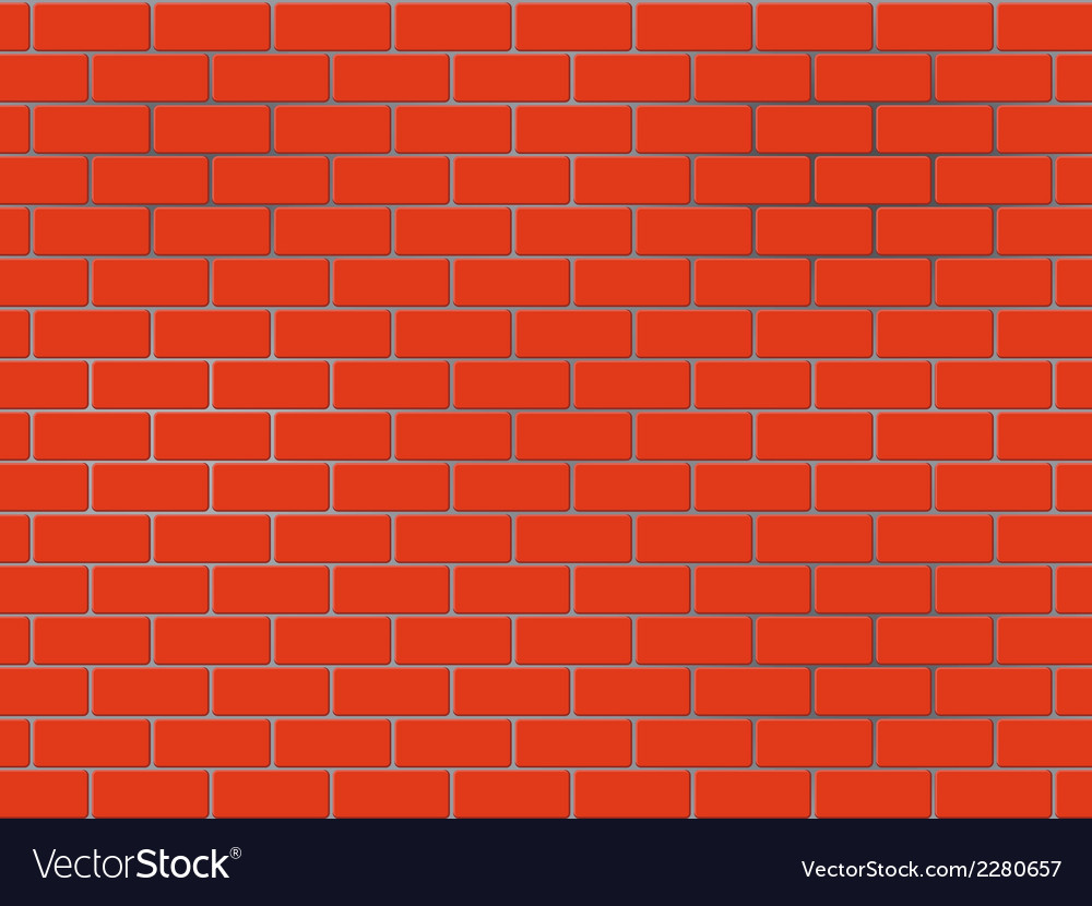 Brick wall Royalty Free Vector Image - VectorStock