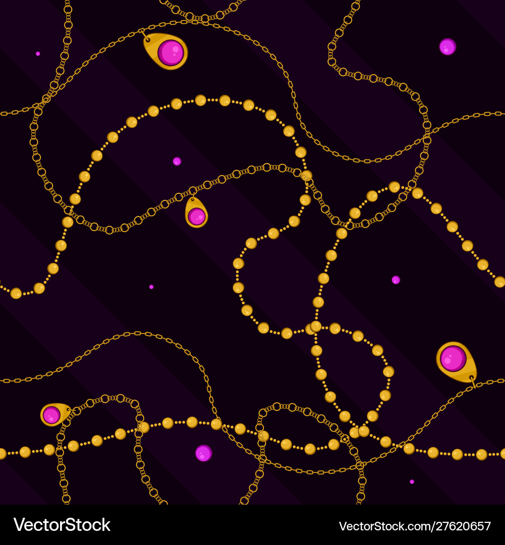 Gold jewelry accessories Royalty Free Vector Image